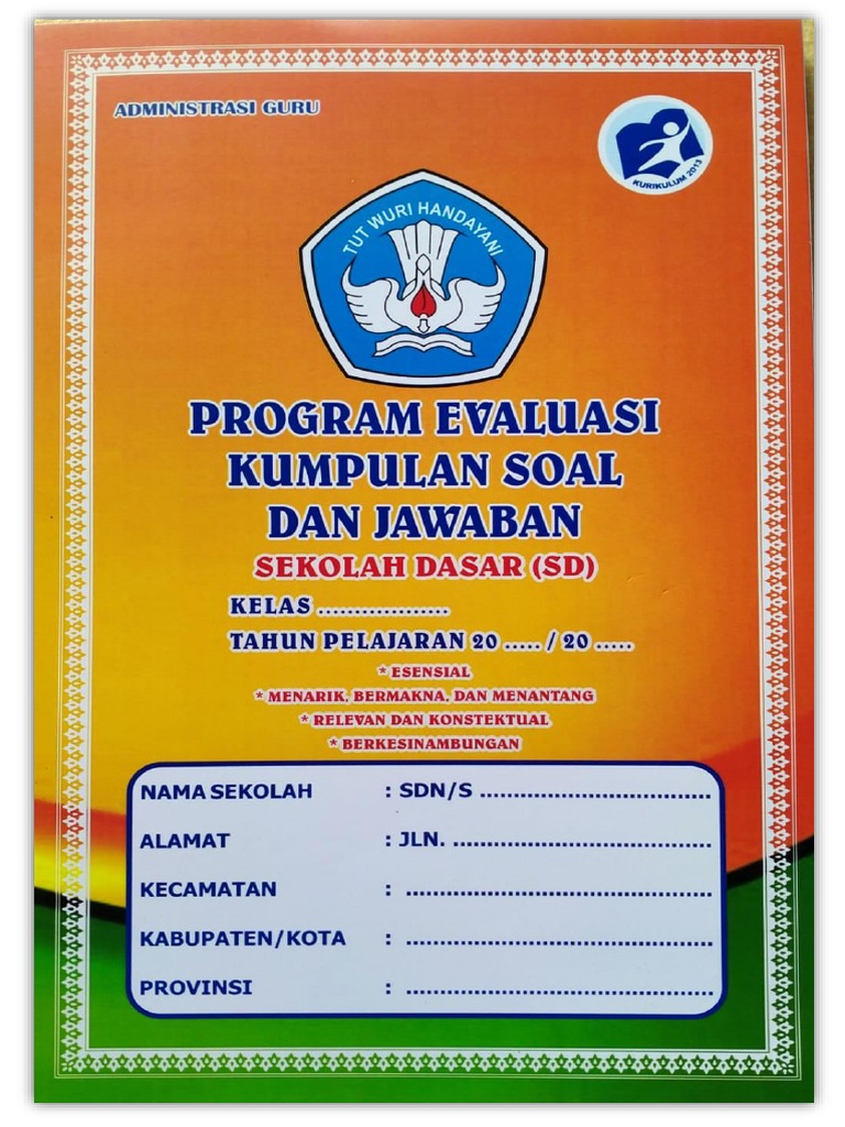 Program Evaluasi Kumpulan Soal Dan Jawaban | PDF