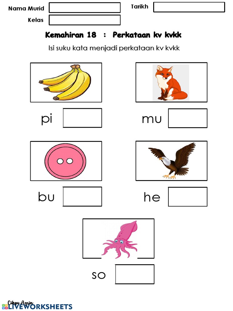 Latihan Konsonan Vokal | PDF