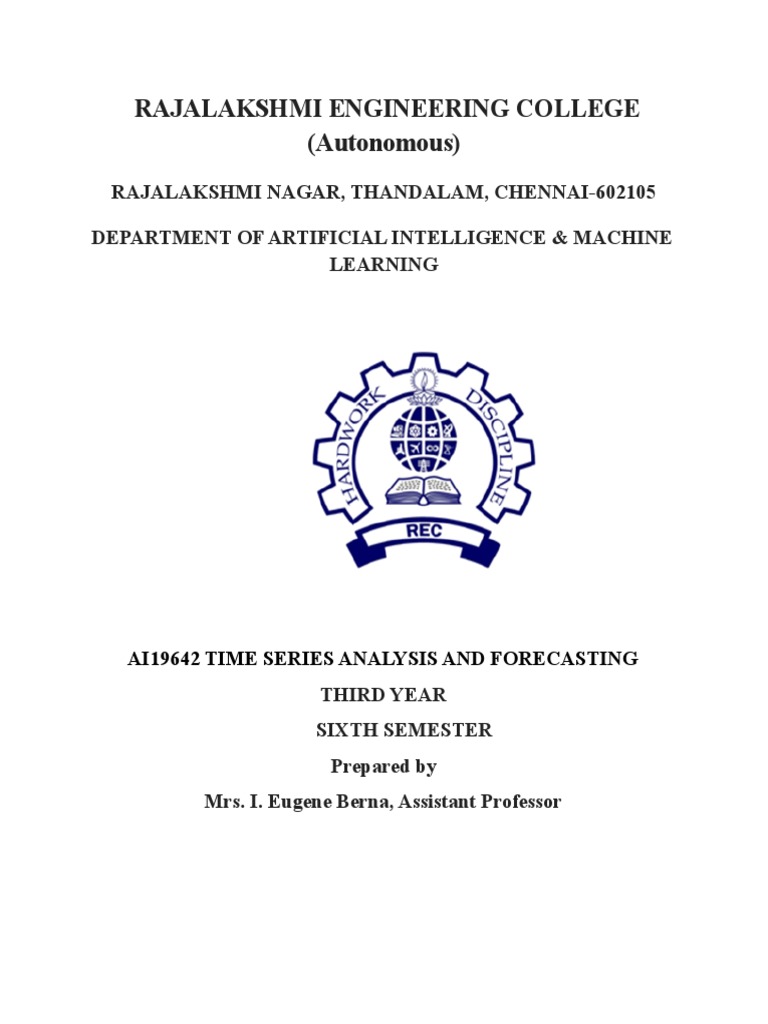 Tsaf Lab Manual | PDF | Time Series | Stationary Process