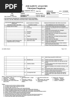 9 Contoh JSA Atau Job Safety Analysis Untuk Berbagai Pekerjaan | PDF ...