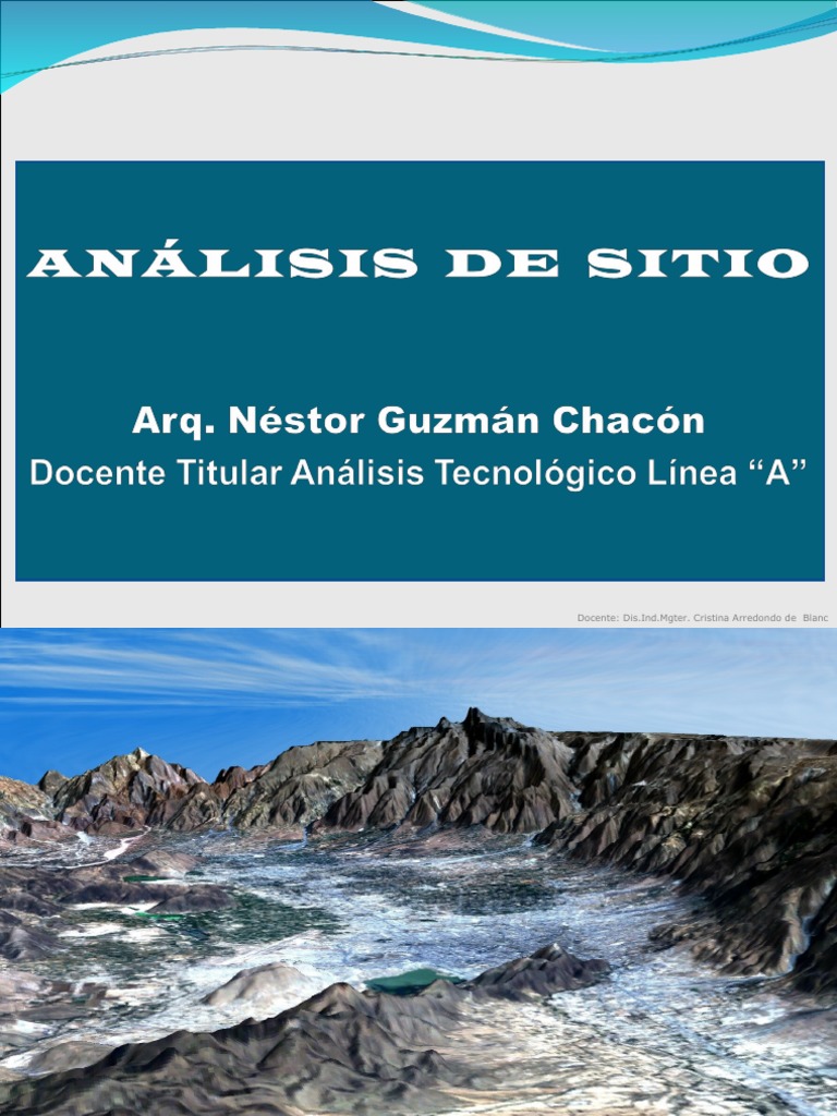 NGCH Análisis de Sitio Cochabamba | PDF | Clima | Herida