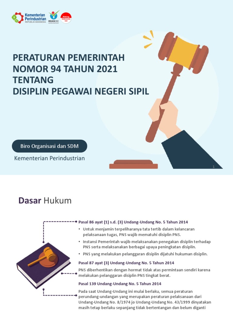 PP 94 Tahun 2021 | PDF