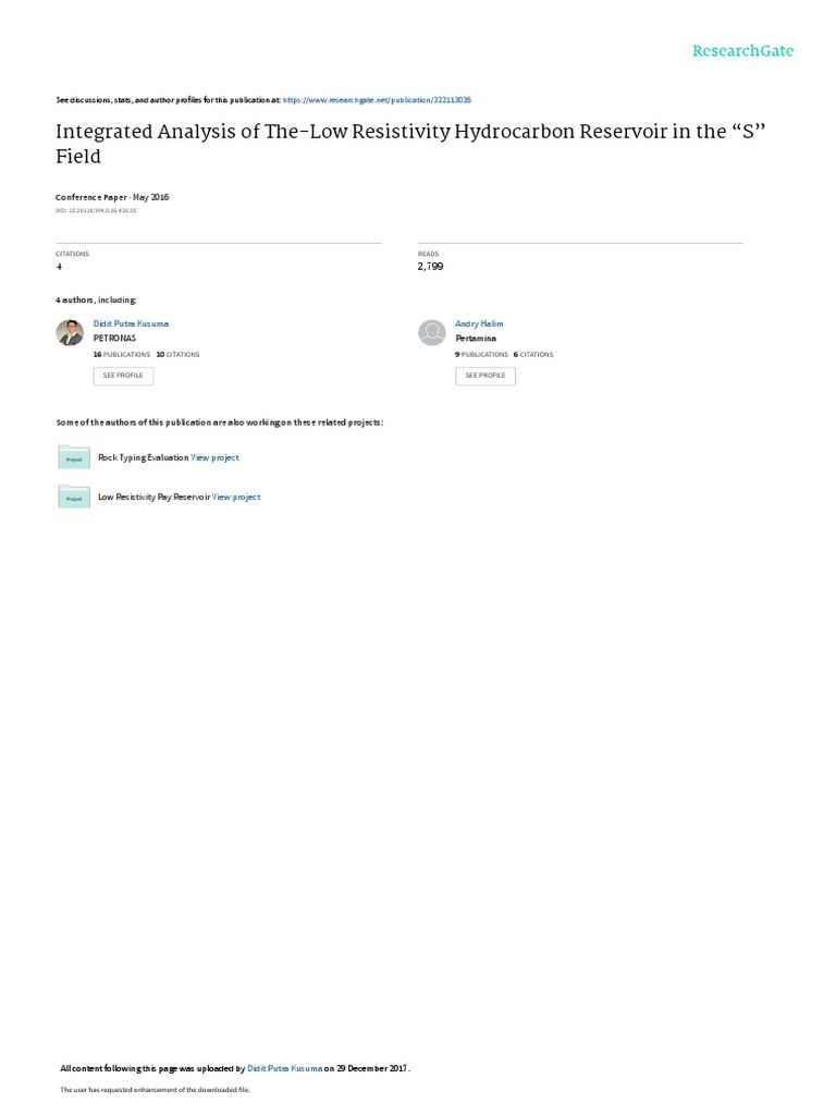 Ipa16 436 Se | Descargar gratis PDF | Porosity | Shale