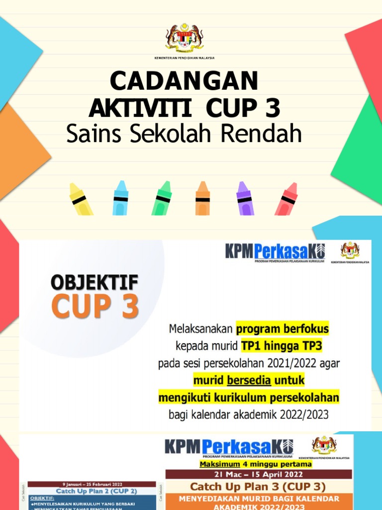 SN SR CUP 3 - Penataran Sains Skdd1 | PDF