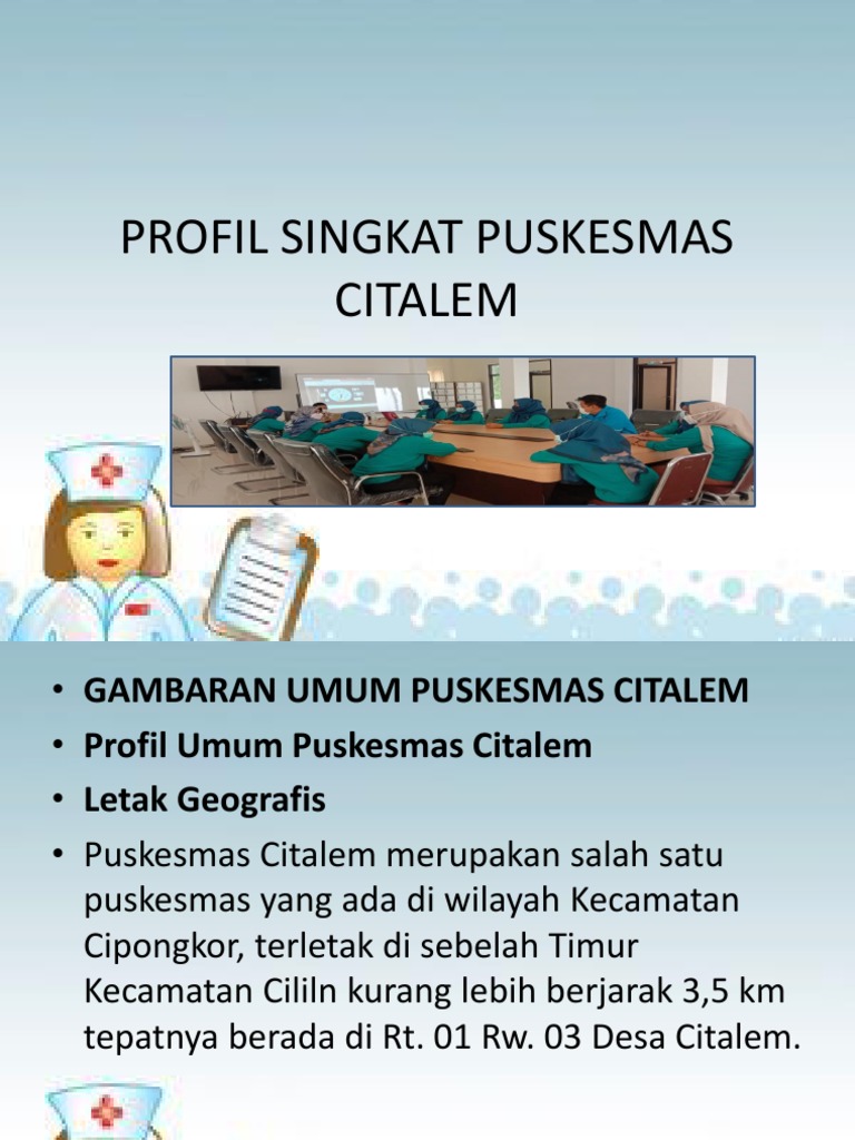 PROFIL SINGKAT PUSKESMAS CITALEM | PDF