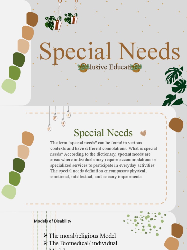Understanding Special Needs Education | PDF | Special Education ...