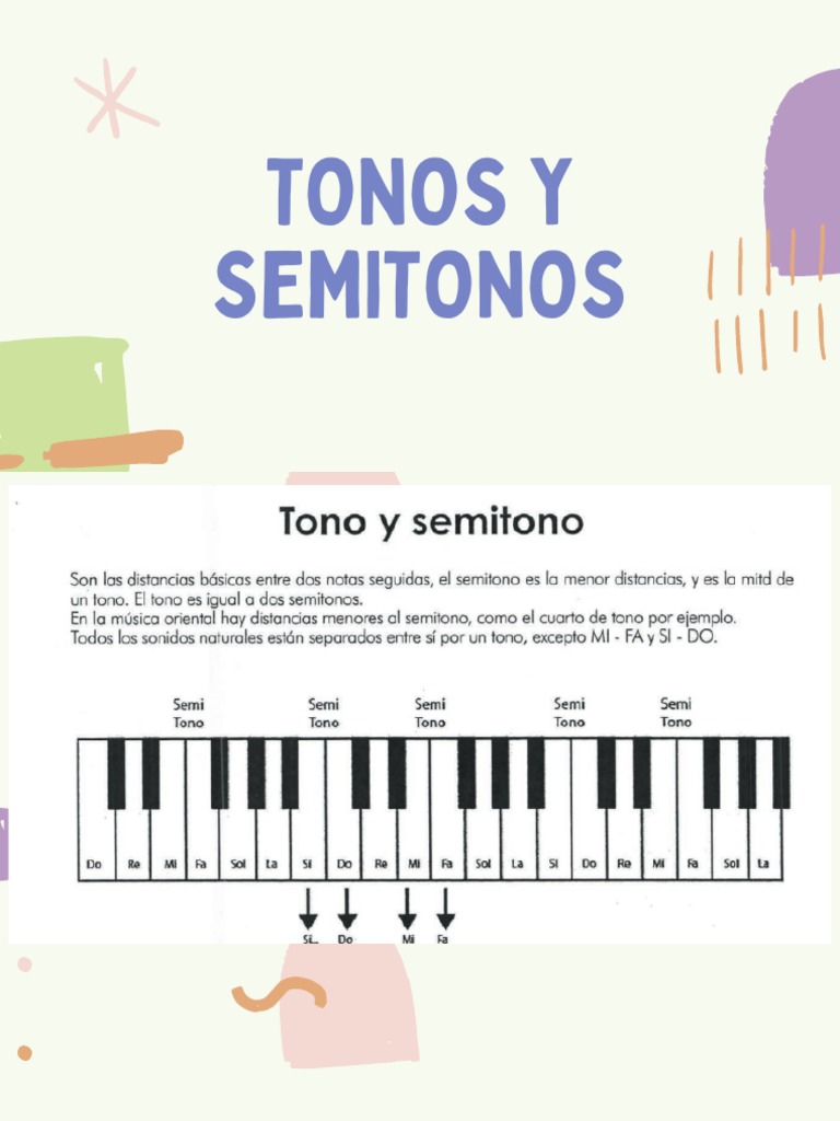 Tonos y semitonos | PDF