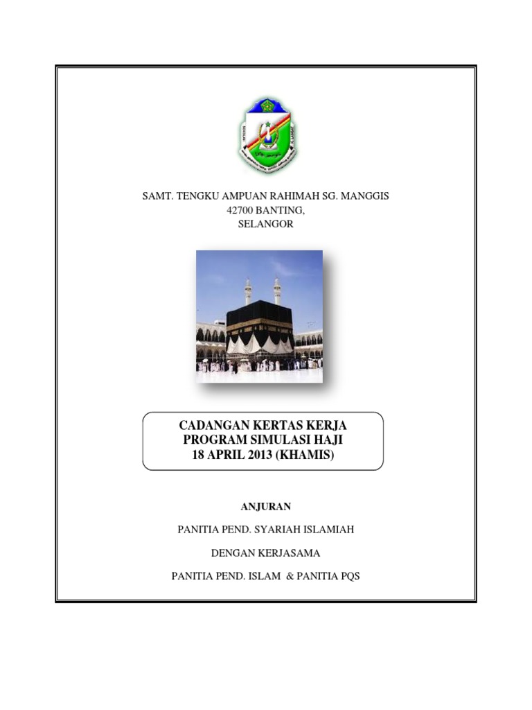 Simulasi Haji SAMTTAR 2013 | PDF