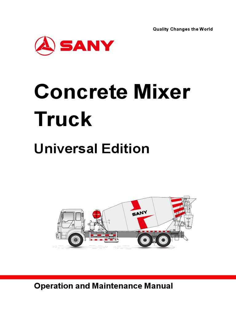 Concrete Mixer Truck Universal Edition | PDF | Truck