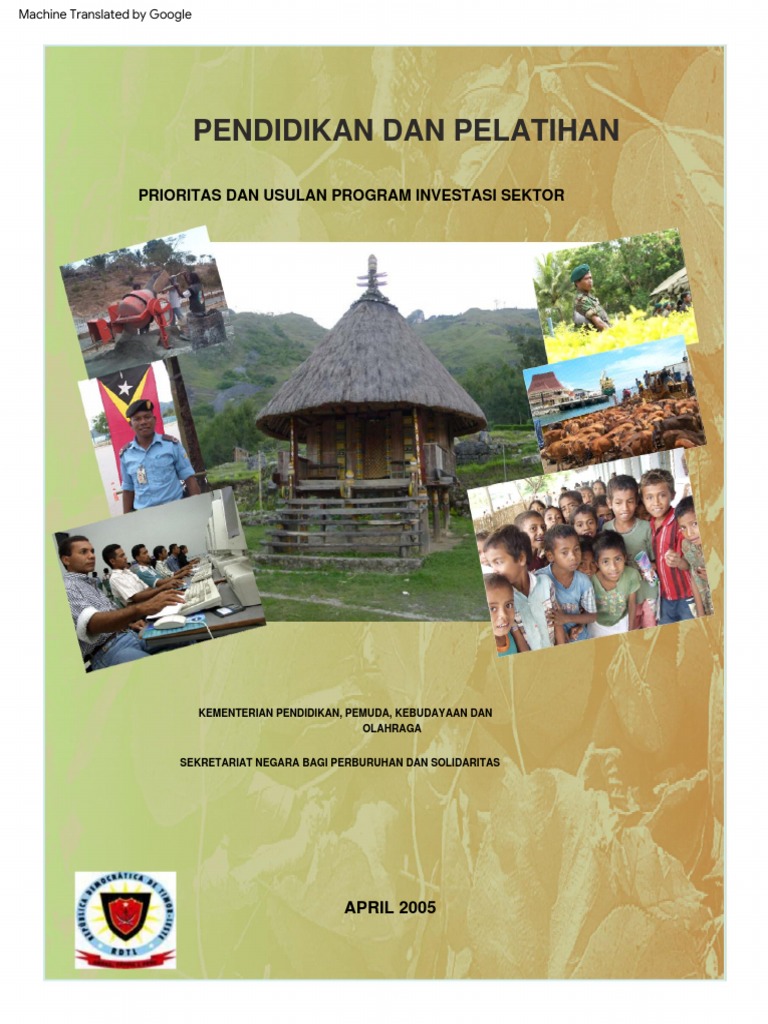 Investasi Pendidikan di Timor-Leste | PDF | Bisnis