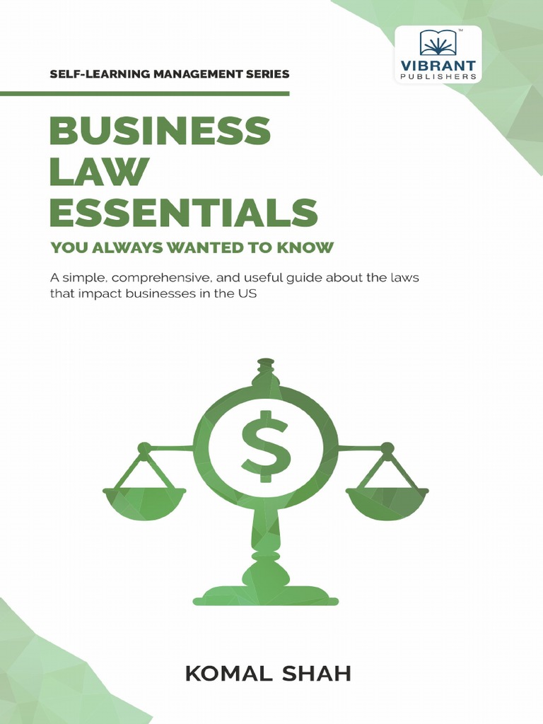 Business Law Essentials You Always Wanted To Know | Download Free PDF ...