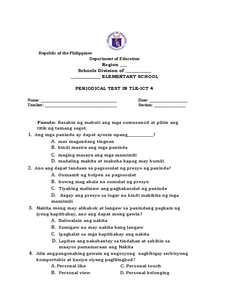 Tle Ict 4 | PDF