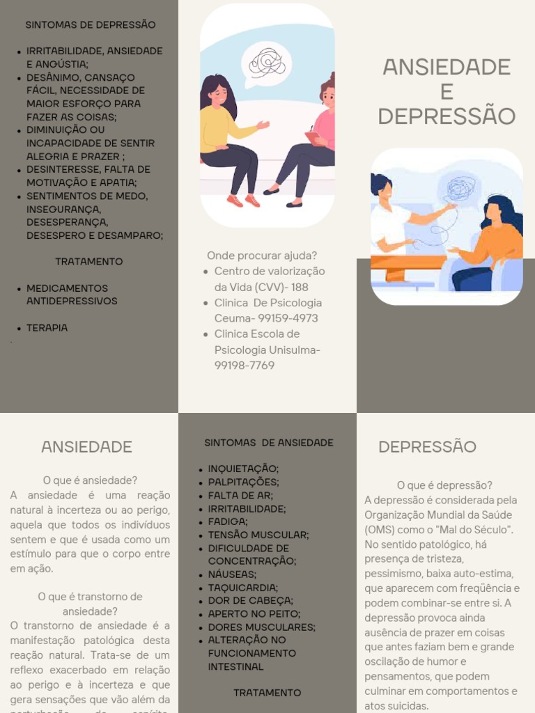 Folder Ansiedade | PDF