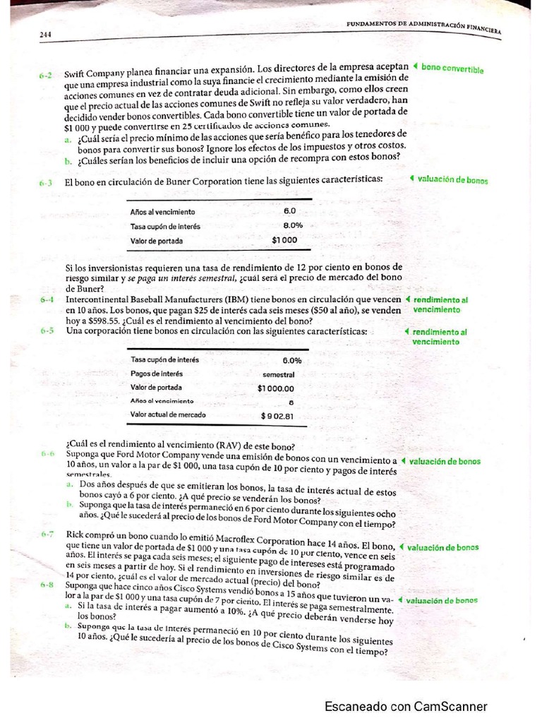 Practica Bonos | PDF