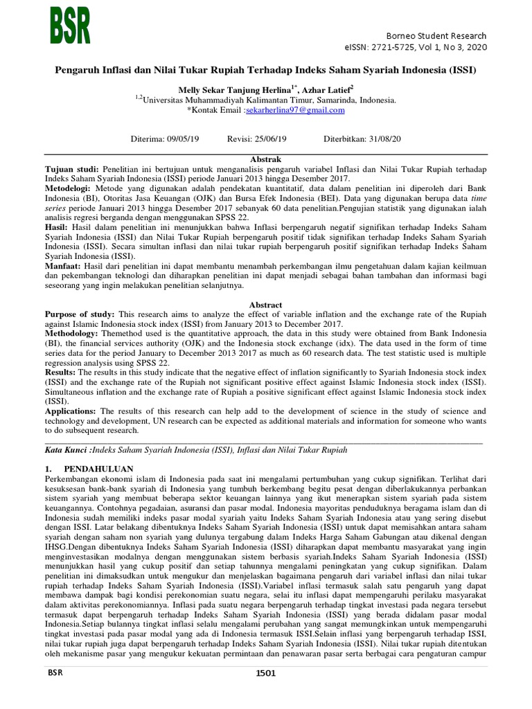 BSR Vol. 1 No. 3 - Melly Sekar Tanjung Herlina & Azhar Latief | PDF