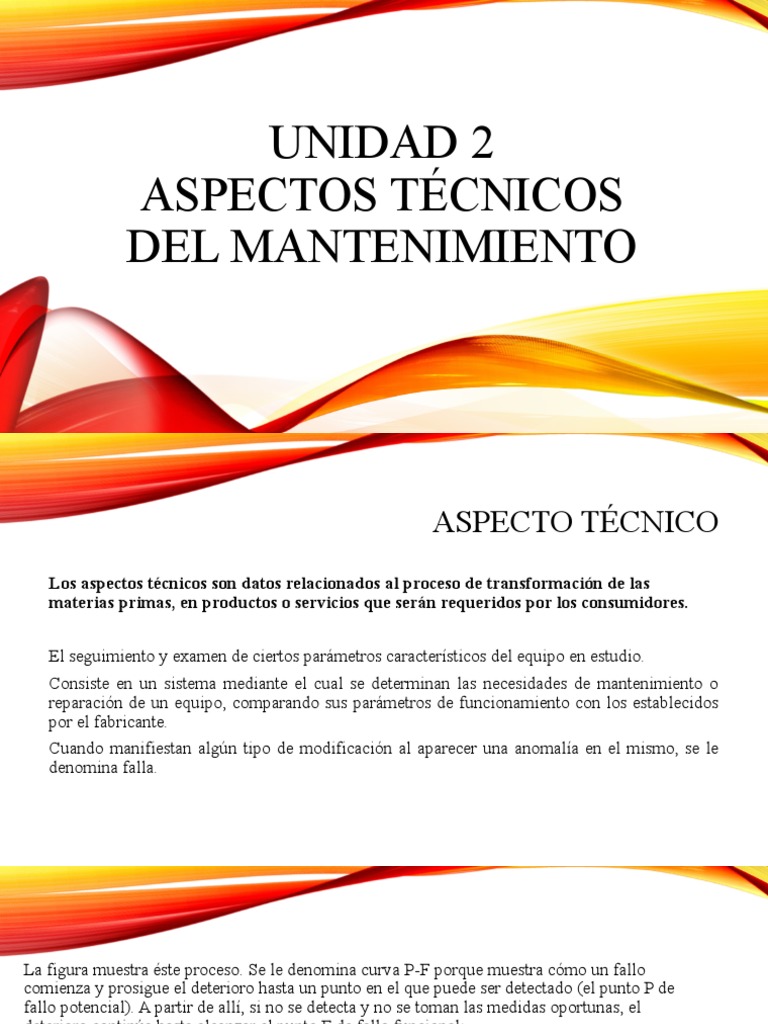 Unidad 2. Aspectos Tecnicos de Mantenimiento | PDF | Ultrasonido | Física Aplicada e ...