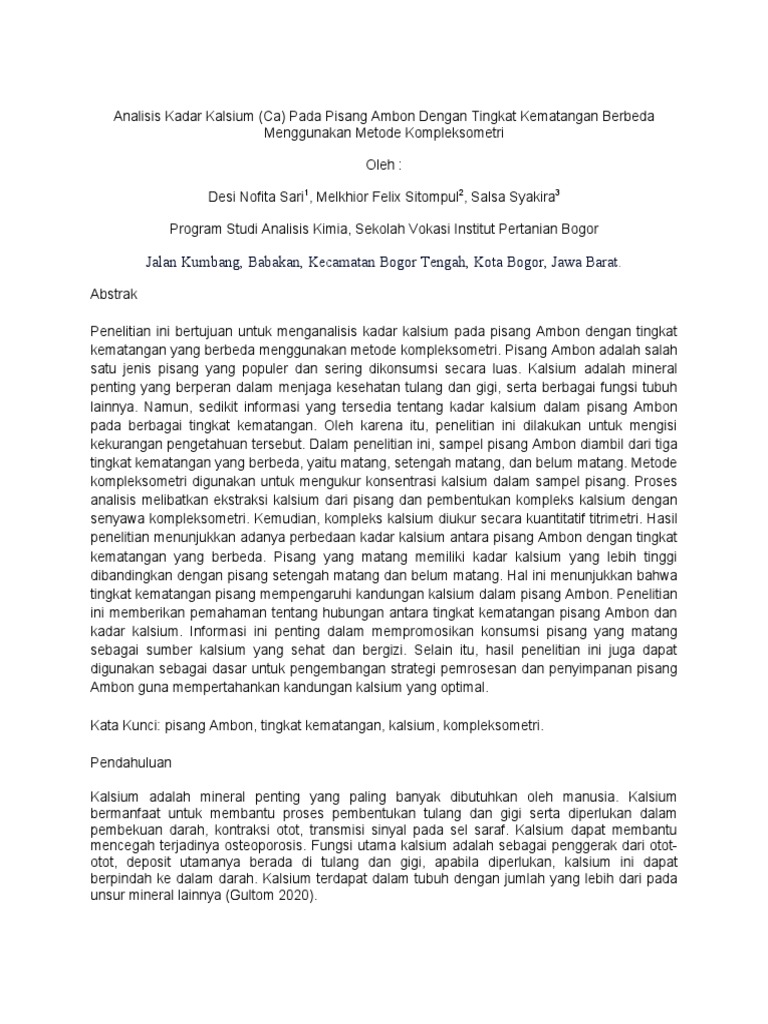 Laporan Atg | PDF | Sains & Matematika