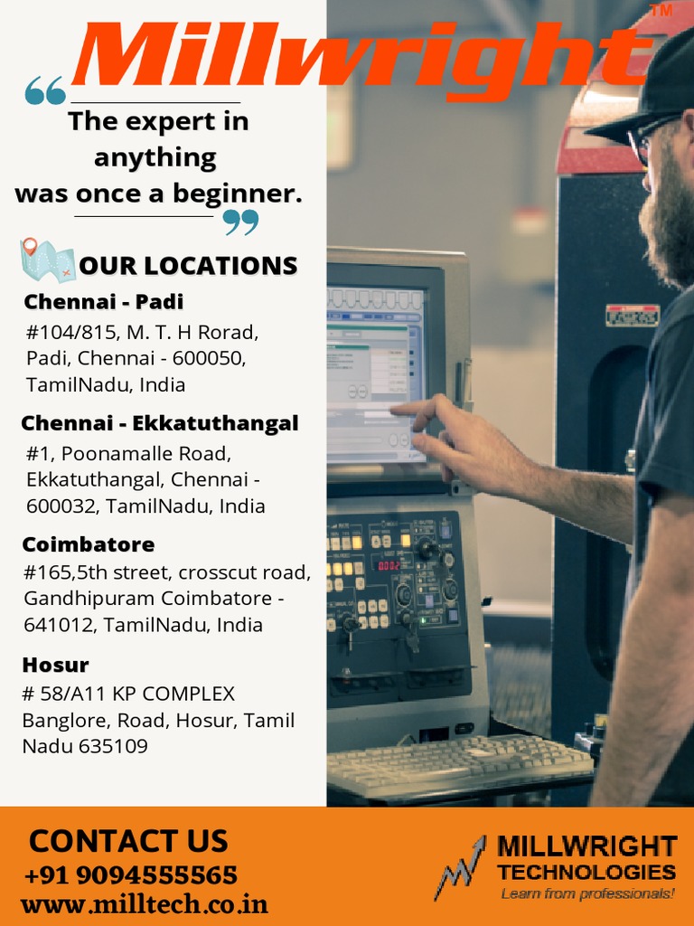 Online Millwright Fees Details | PDF | Numerical Control | Computing