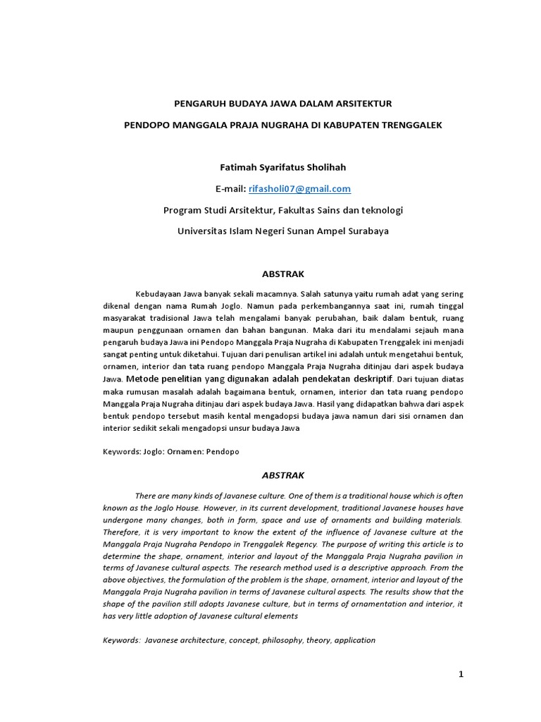 Fatimah Syarifatus Sholihah - 09020320030 - KTI Artikel | PDF