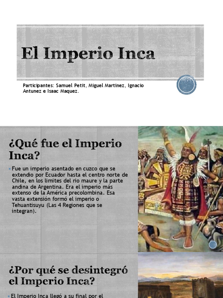 El Imperio Inca | PDF | Imperio Inca | Pirámide