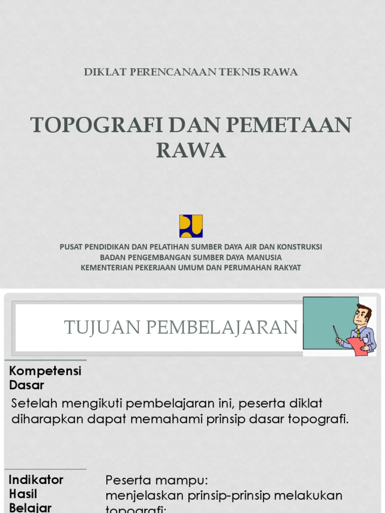 916a9 02 Topografi Dan Pemetaan Rawa | PDF