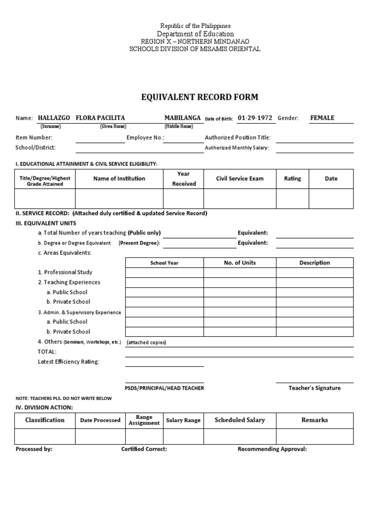 Format Erf 2023 | PDF