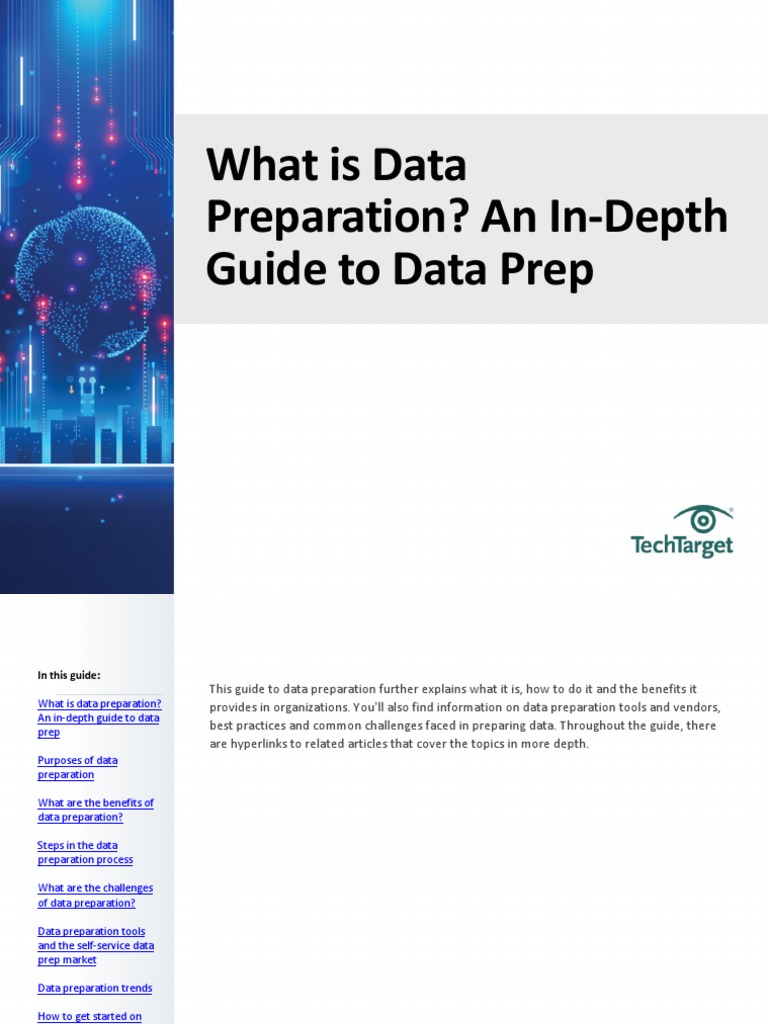 What Is Data Preparation An In-Depth Guide To Data Prep | PDF | Business
