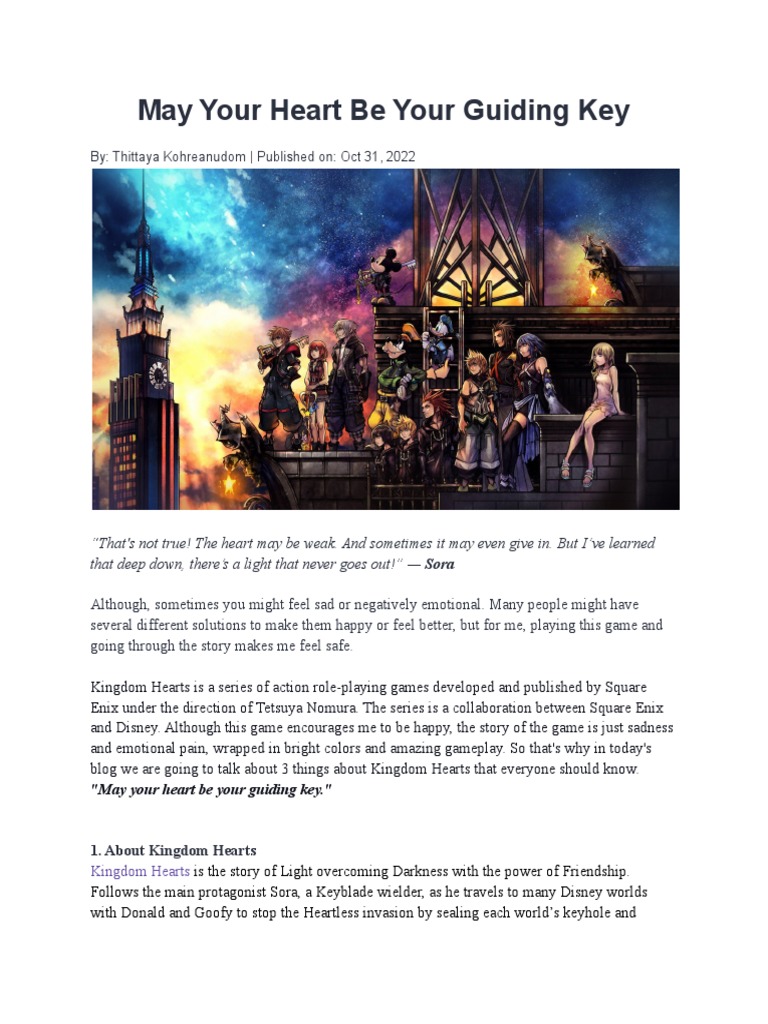 May Your Heart Be Your Guiding Key | Download Free PDF | Square Enix ...