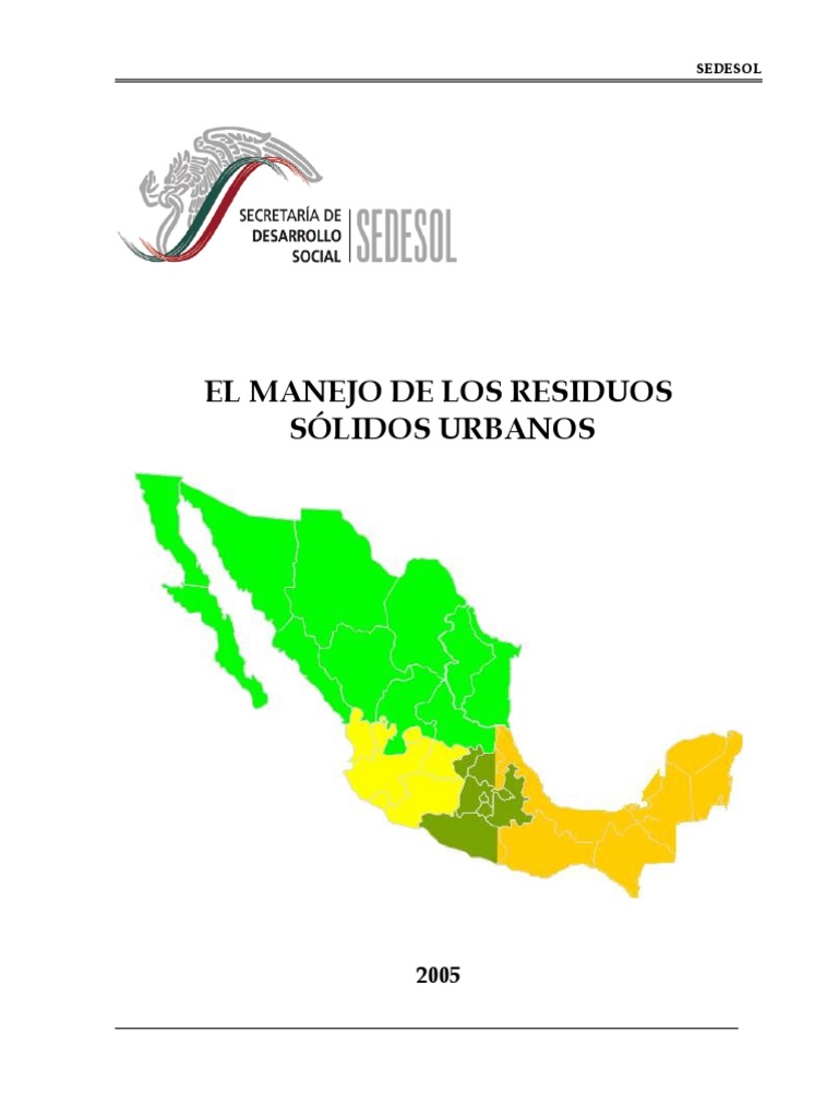 El Manejo Rsu PDF | PDF | Residuos | Reciclaje