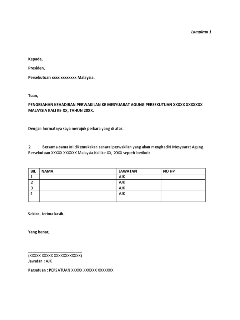 Pengesahan Kehadiran | PDF