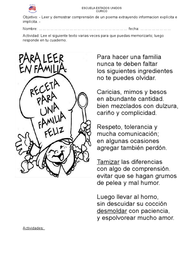 Poema La Familia | PDF