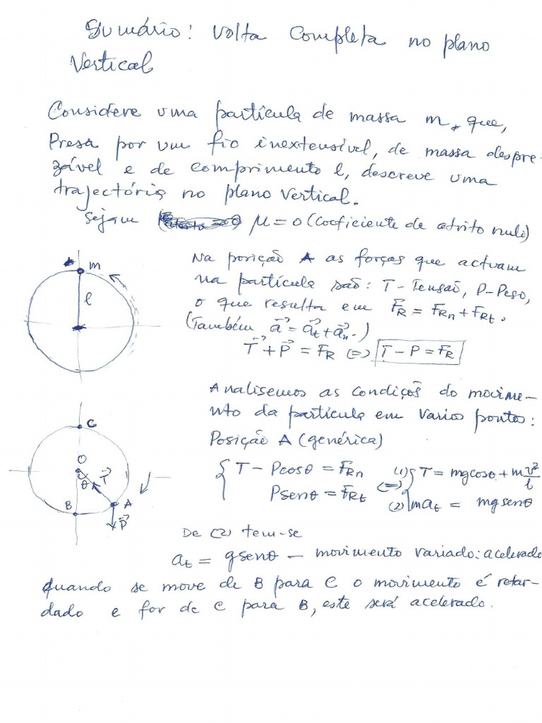 Matéria Volta Completa Do Pêndulo | PDF