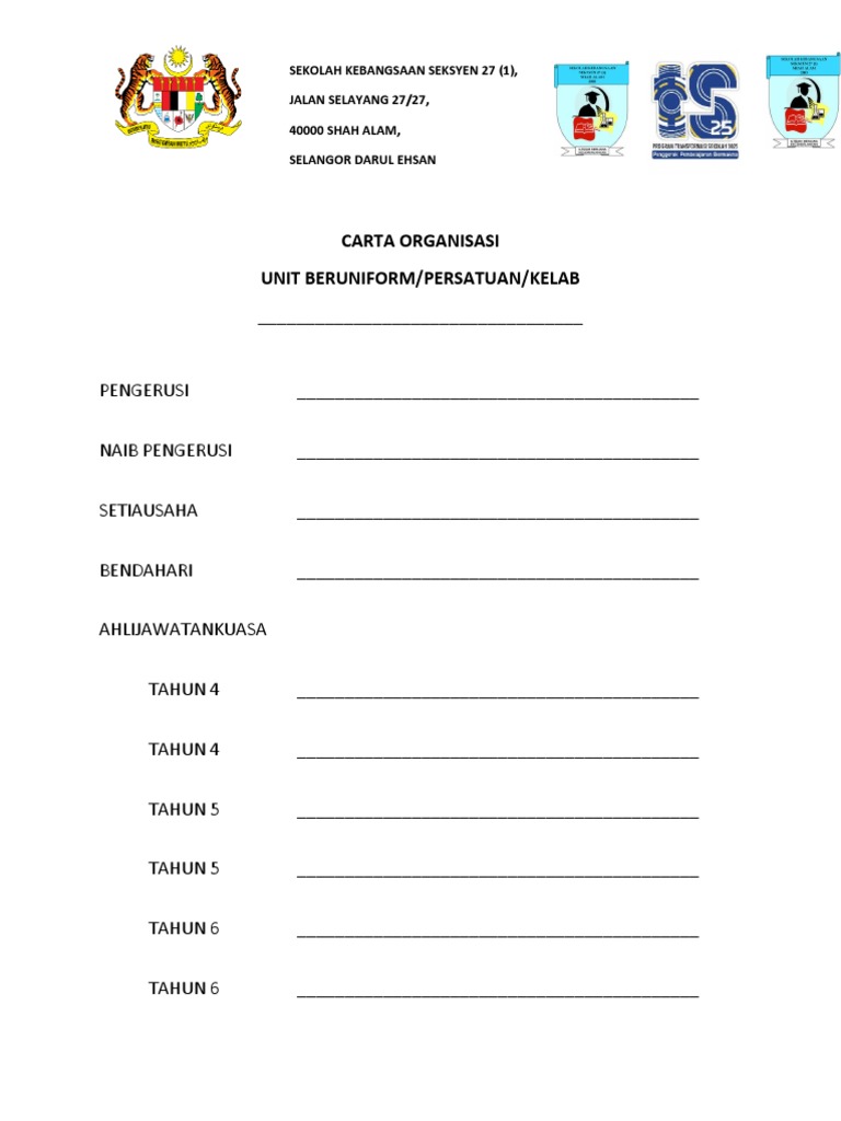 Carta Organisasi Fail Koko | PDF