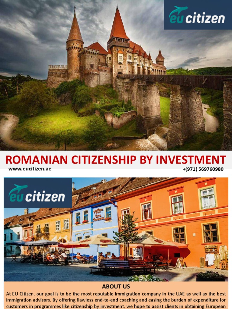 Romanian Citizenship for Investors | PDF | Business | Politics