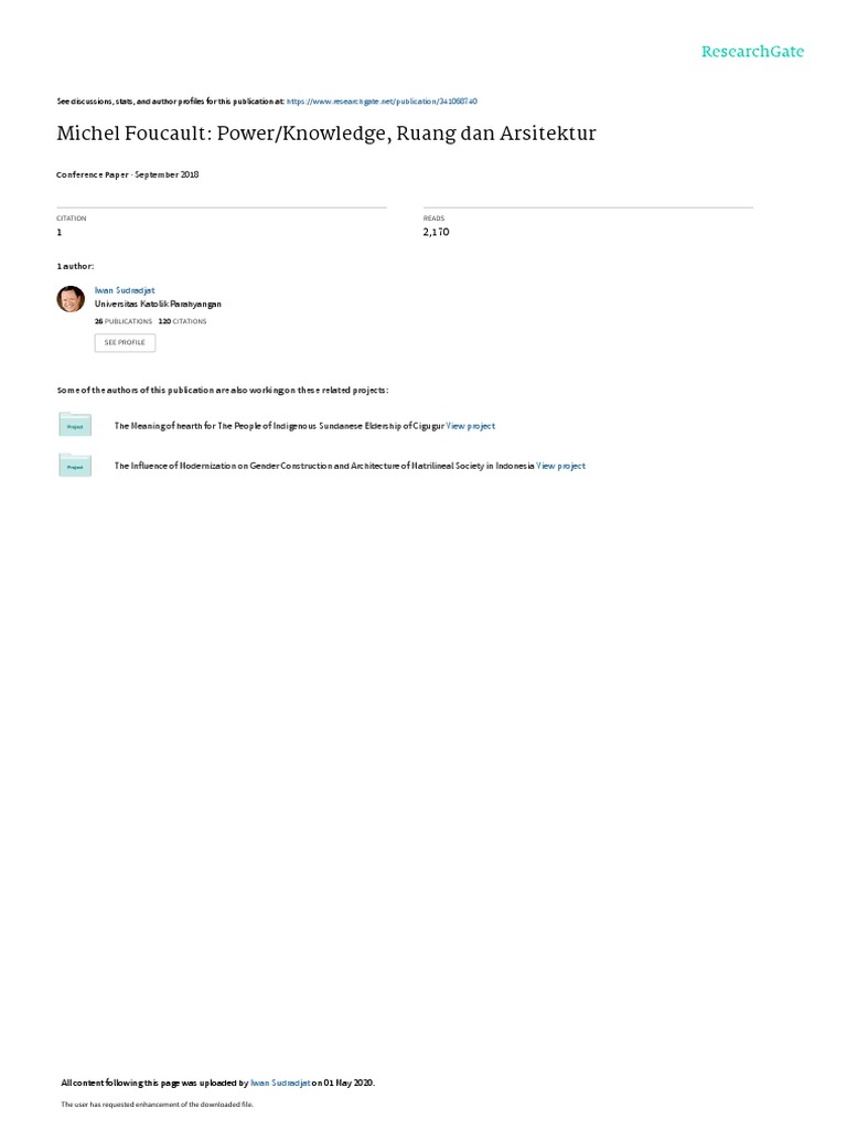 Michel Foucault Power Knowledge | PDF