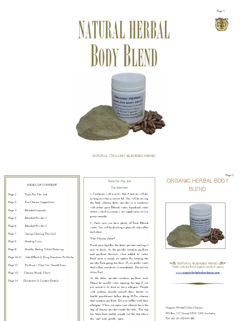 Complete Body Cleanse Detox | PDF