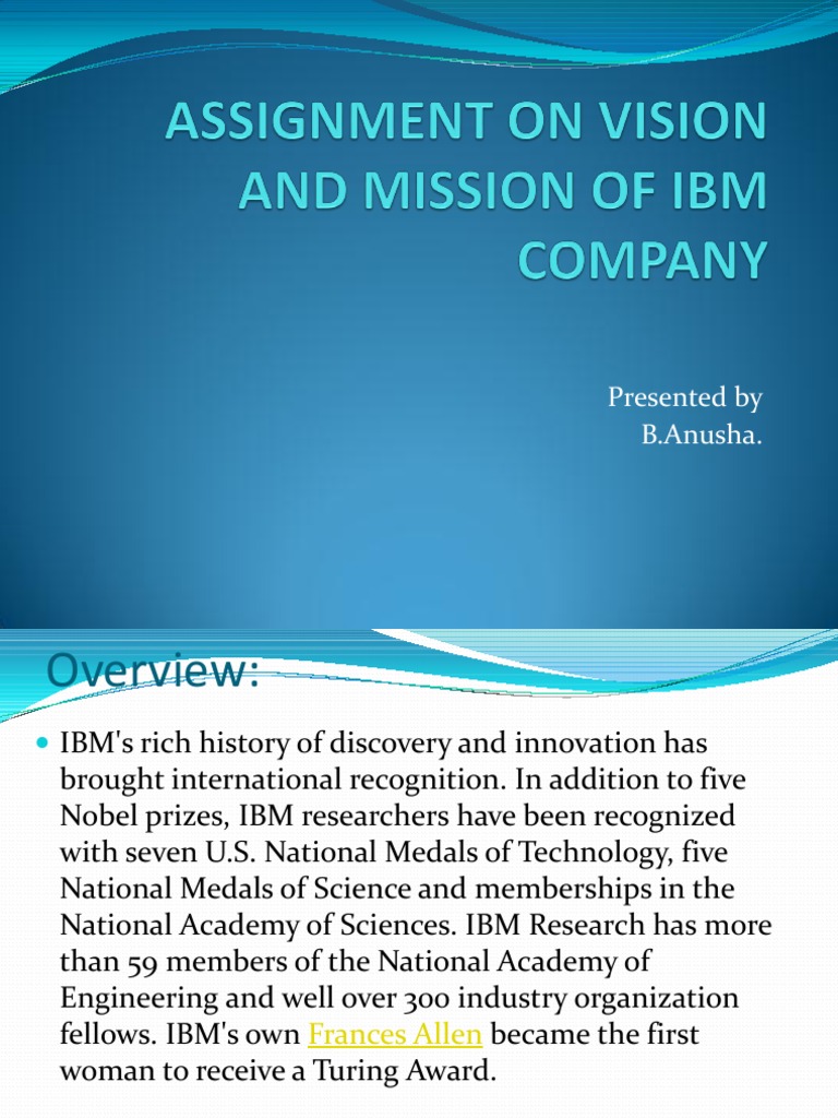 IBM Research: Innovation and Vision | PDF