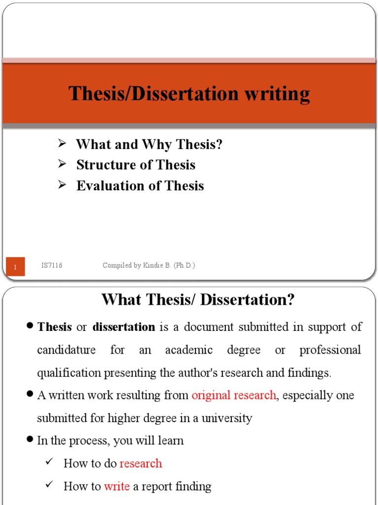06 Thesis Writing | PDF | Methodology | Thesis