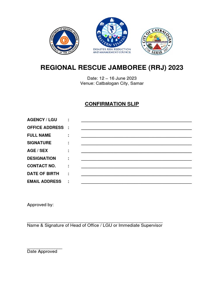 Confirmation-Slip_RRJ | PDF