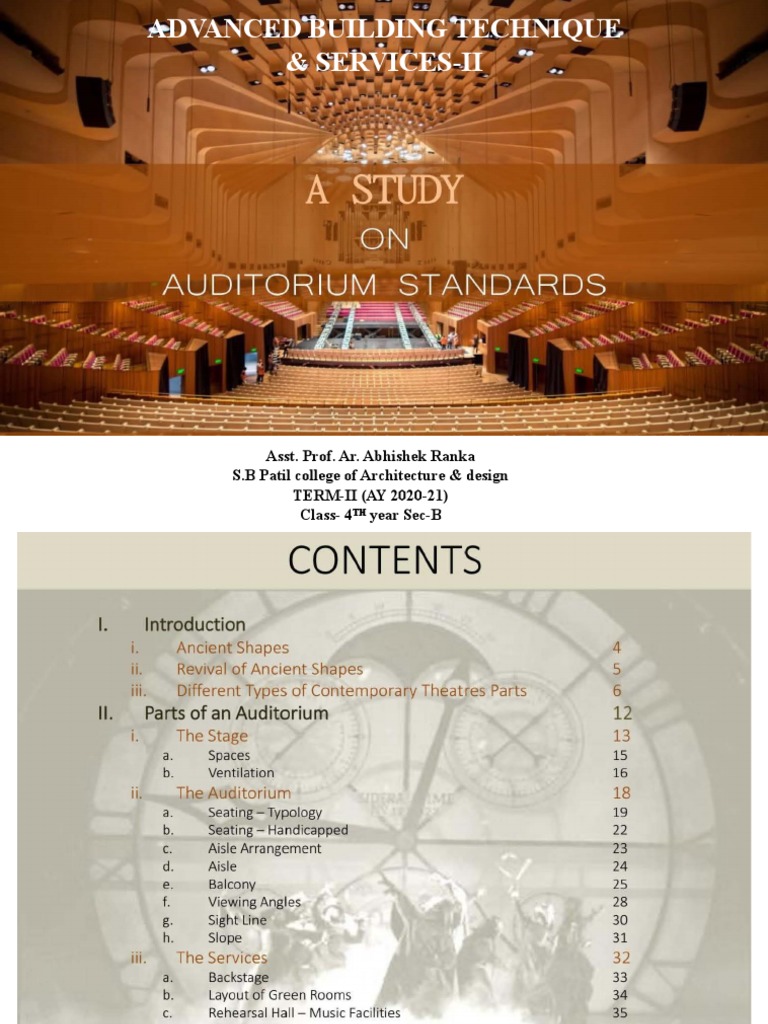 Auditorium Presentation | PDF