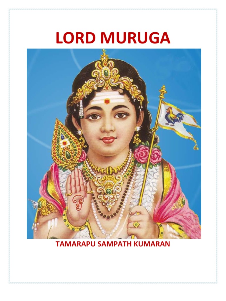 Lord Muruga | PDF | Hindu Literature | Hindu Iconography