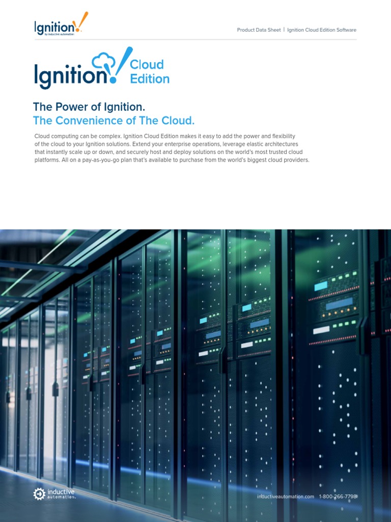 Ignition Cloud Edition Data Sheet | PDF | Cloud Computing | Software ...