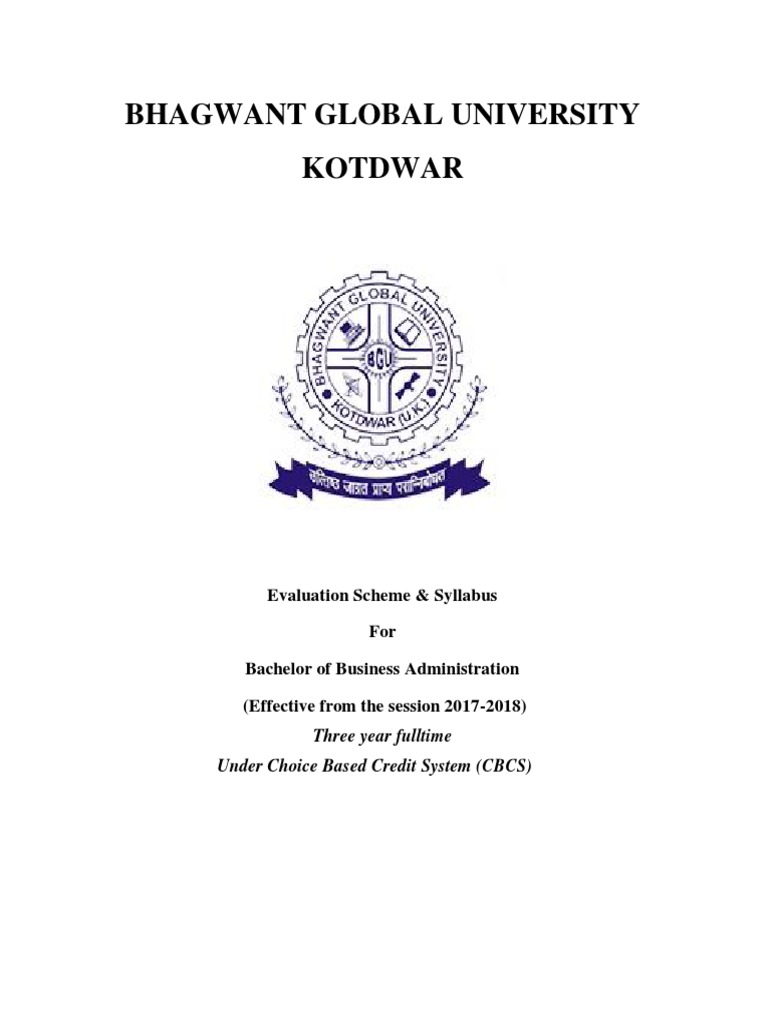 BBA Syllabus & Evaluation Guide | PDF | Macroeconomics | Inflation