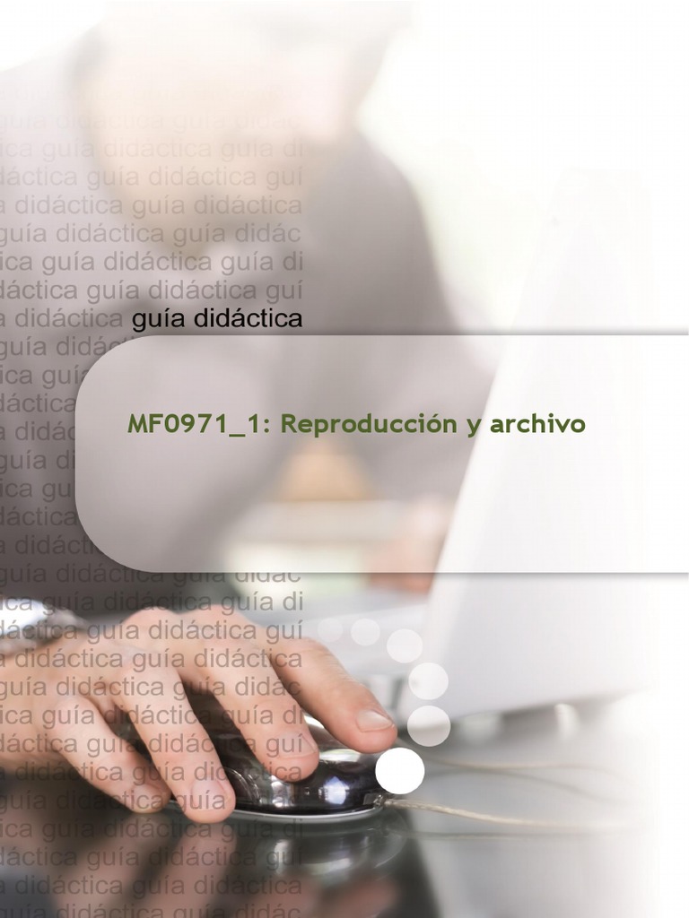 GDMF0971 - 1 Reproduccion y Archivo | PDF