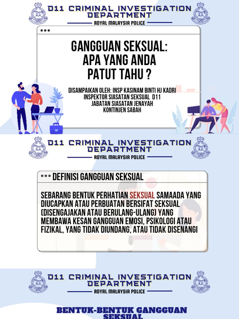 GANGGUAN SEKSUAL DI TEMPAT KERJA-APA YANG ANDA PATUT TAHU | PDF