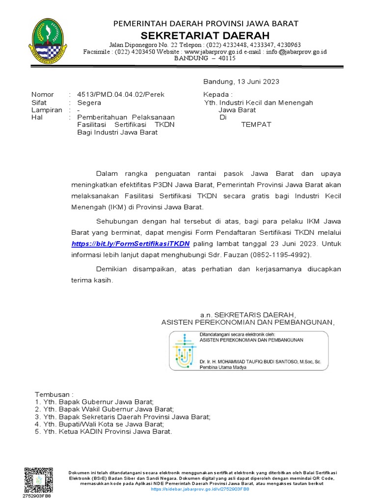 Surat Fasilitasi Sertifikasi TKDN IKM13062023-edit 13062023 060040 ...