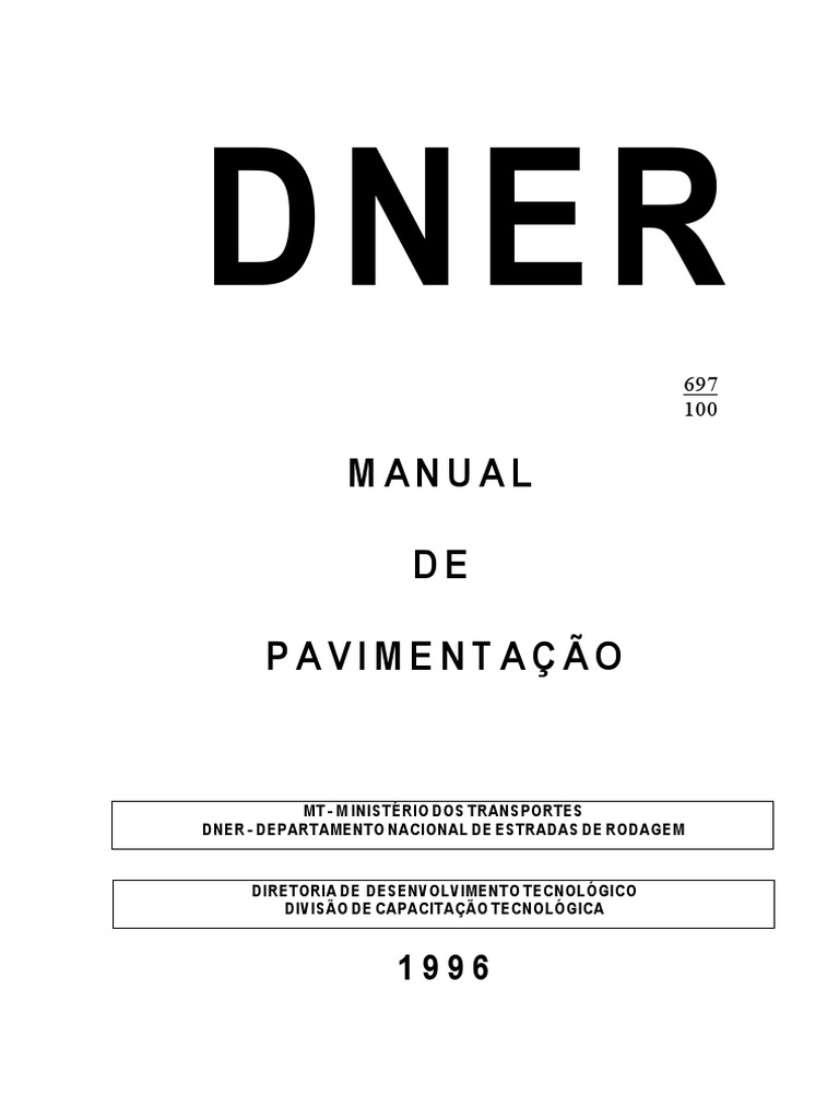 Manual DNER 1996 - Método da resiliência pag. 212 | PDF | Asfalto ...