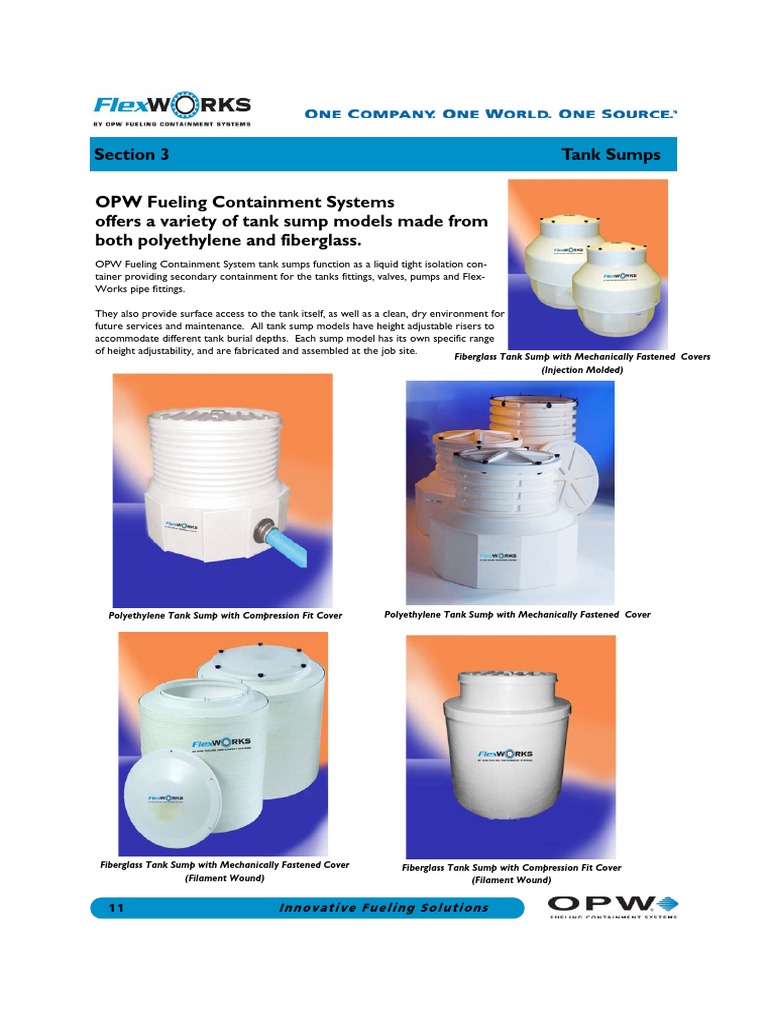 OPW - TCI Tank Sump | Download Free PDF | Pipe (Fluid Conveyance ...