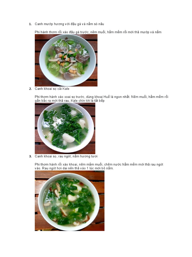 Các Lo I Canh Chay K Mì Chính | PDF