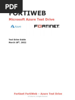 Datasheet FortiWeb Series | PDF | Denial Of Service Attack | Proxy Server